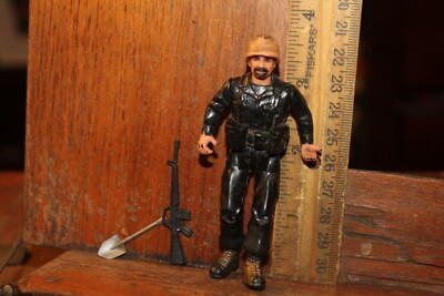 Vintage 1980's REMCO Sgt. Rock Action Figure Snake Bad Guy with Gun and ...
