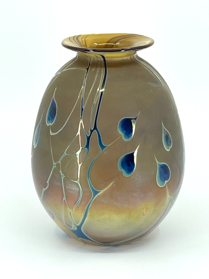 Hand Blown Iridescent Glass Vase Created by Idaho Artist Craig Zweifel ...