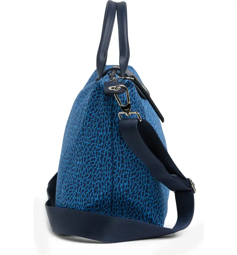 Longchamp Le Pliage Animal Print Medium Nylon Satchel Crossbody Tote ...