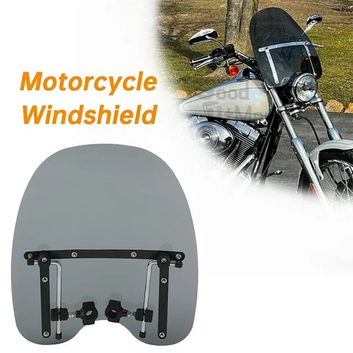 For Harley Sportster Dyna Glide Softail Night Train XL 18"x16" Smoke ...