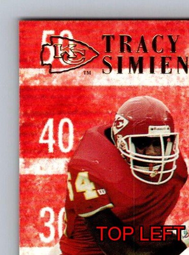 Tracy Simien Linebacker Kansas City Chiefs Fleer Ultra 1994 Card 146 ...