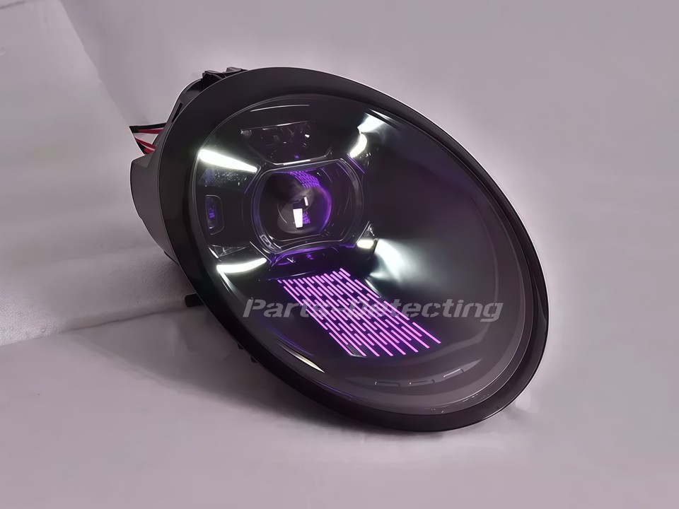 Left & Right LED Matrix Laser Headlight Upgrade For 2005-2012 Porsche ...