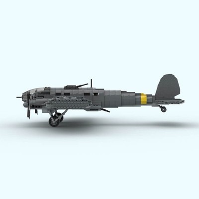 1/35 Scale WWII German Heinkel He 111 Medium Bomber 1307 Parts MOC ...