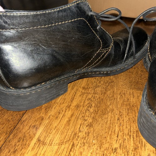 Born Harrison Black Leather Men’s Chukka Boots Shoes / US 9.5M Lace Up ...