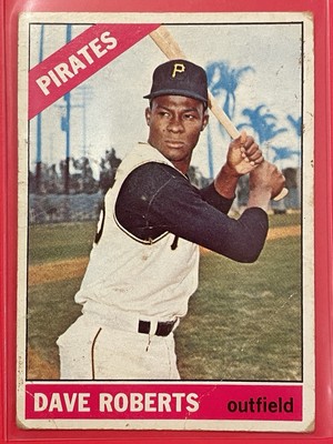 1966 Topps Dave Roberts High Number #571 Vintage Baseball Pittsburgh ...