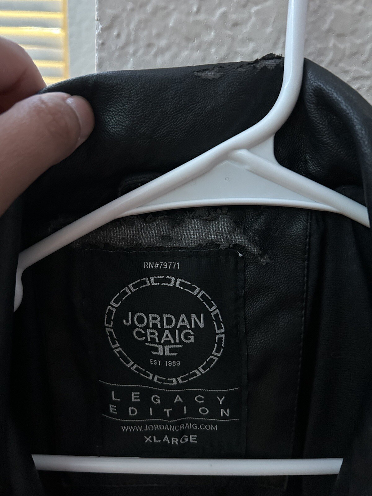 JORDAN CRAIG FAUX LEATHER MOTORCYCLE Jacket Men’s SI… - Gem