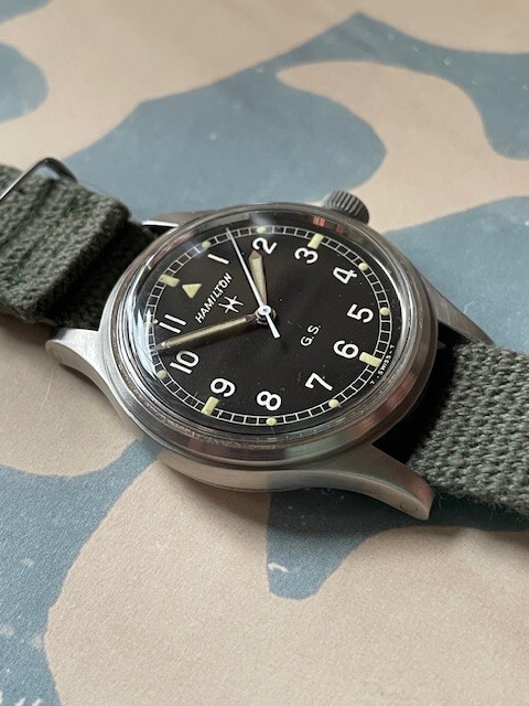 Hamilton GS 6B Vintage Military Watch 1960's. Incredible condition. | eBay