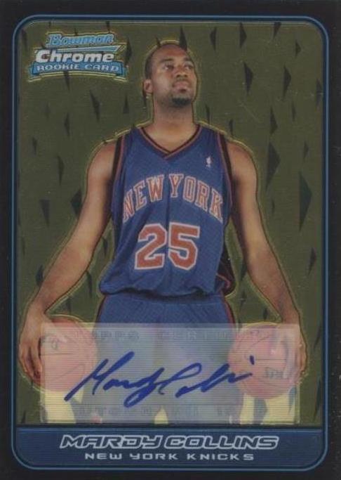 2006-07 Bowman Draft Picks & Stars - Chrome Mardy Collins #128 (AU, RC ...