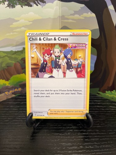 Chili & Cilan & Cress 227/264 - Fusion Strike - Uncommon - Pokemon Card ...