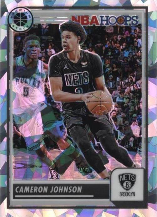 2023-24 Panini Nba Hoops Premium Stock - Cameron Johnson #93 Ice Prizm ...