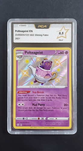 Carte Pokémon Polteageist Shiny SV053/SV122 - EN English - PCA 9,5 | eBay