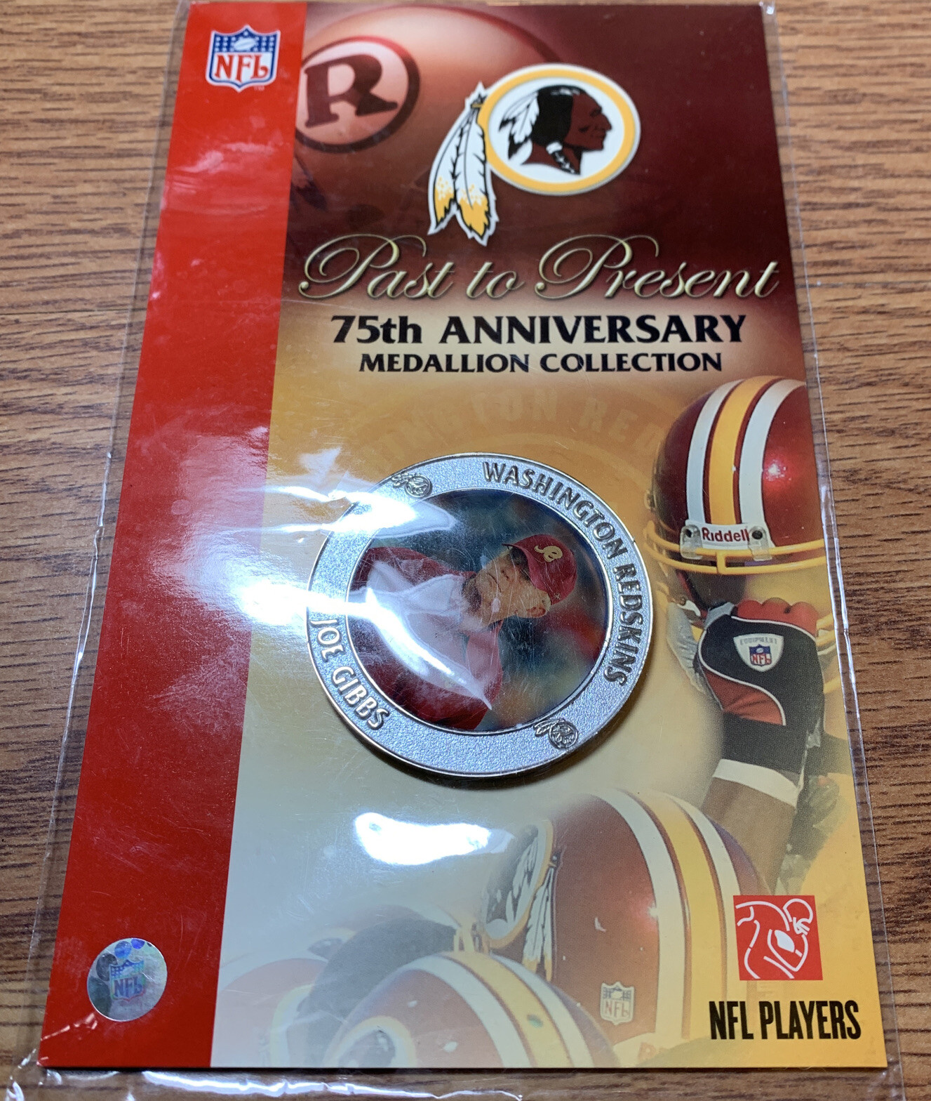 2007 NFL 75th Anniversary Medallions Washington Redskins Joe Gibbs | eBay