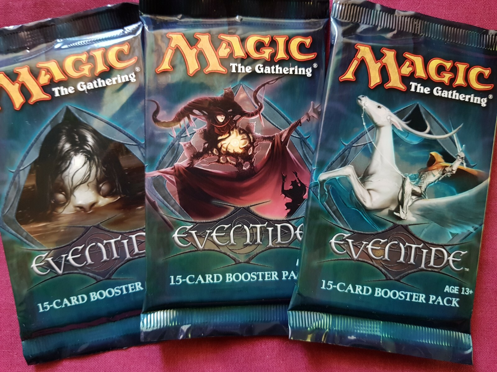 MTG Magic The Gathering EVENTIDE New Sealed Booster ALL 3 DIFFERENT ...