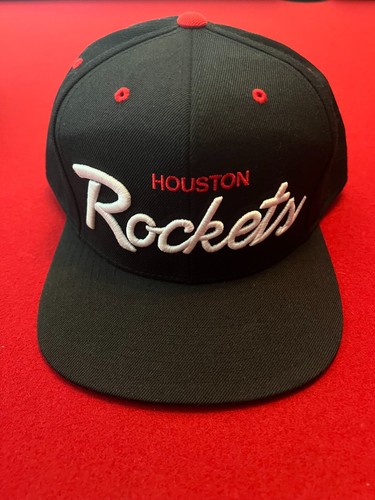 Houston Rockets NBA Mitchell & Ness Hat 8 Black/Red | eBay
