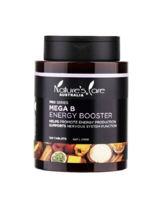 NATURE'S CARE PRO SERIES Mega B Energy Booster 120 Tablets | eBay Australia