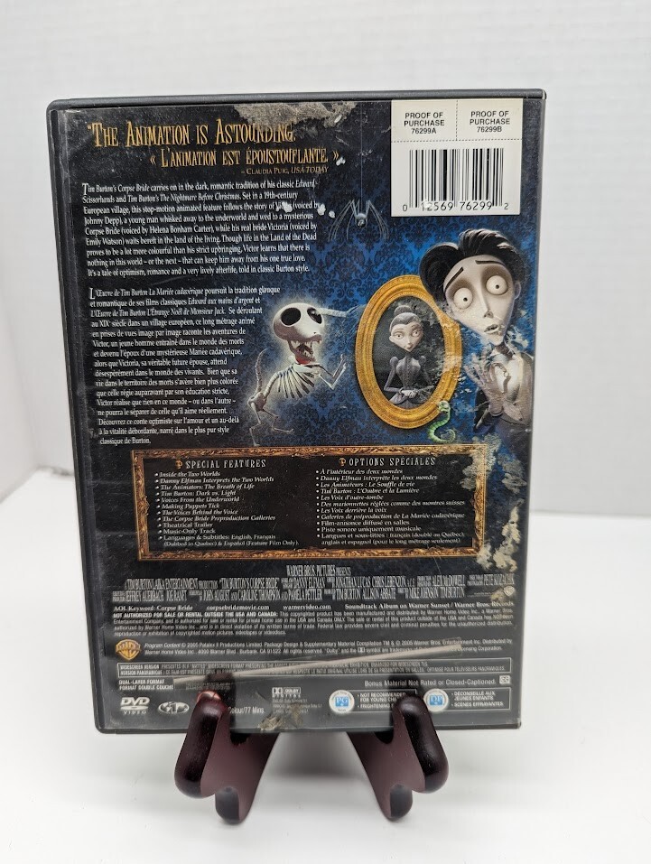 Corpse Bride Widescreen Edition DVD Tim Burton Johnny Depp | eBay