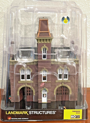 Woodland Scenics Landmark Structures HO Scale Firehouse BR5034 | eBay