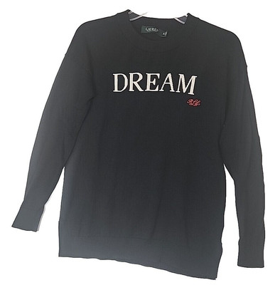 Lauren Ralph Lauren Women's Dream Logo Sweater Embroidered RLL XS TP ...