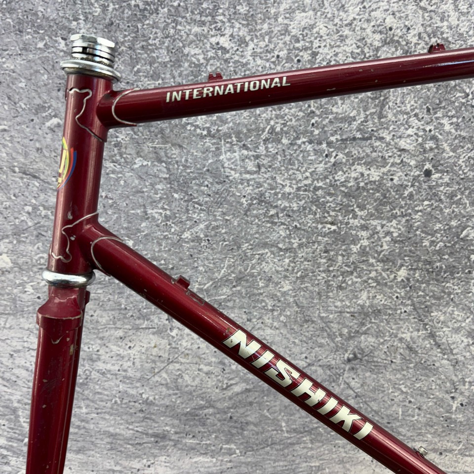 Vintage Nishiki International Frame Set 59 cm Bike Japan Tange Steel ...
