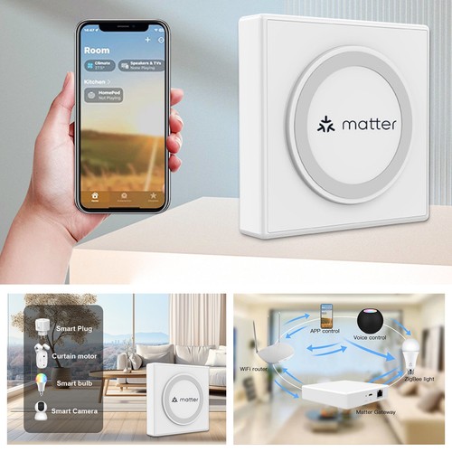 Matter Smart Home Hub Thread & Tuya Zigbee 3.0 Matter Bridge Hub Matter ...
