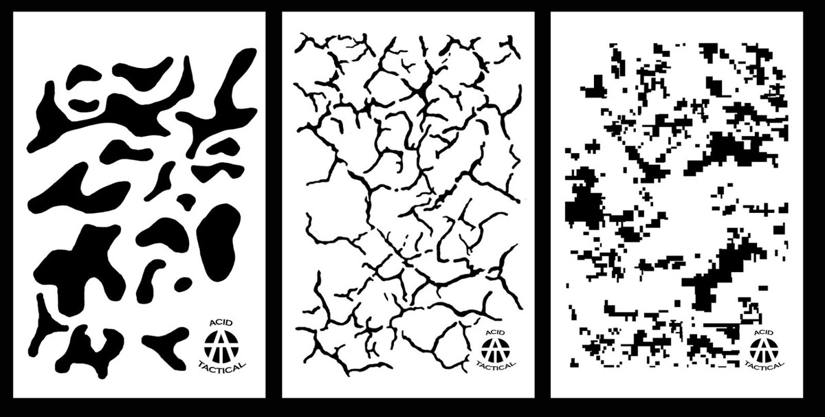 Urban Camo Pattern Stencil