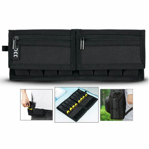Battery Pouch Case for 8 x 18650 or 20700 or 21700 Belt Holster Card ...
