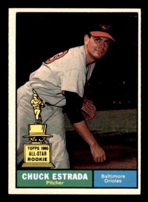1961 Topps Baseball #395 Chuck Estrada NM *e2 | eBay