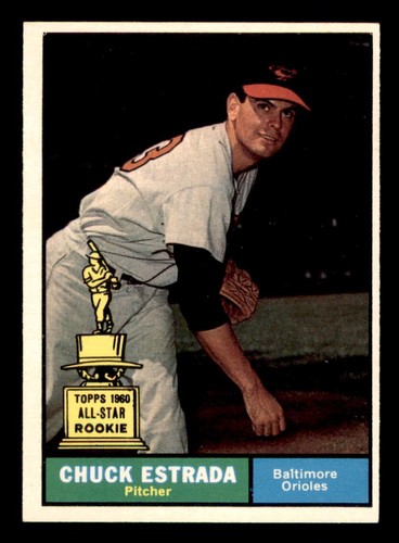 1961 Topps Baseball #395 Chuck Estrada NM *e2 | eBay