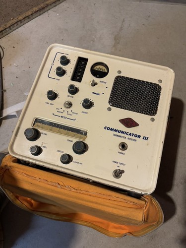 Gonset Communicator III 3 Transmitter Receiver Ham Radio w/ Power Cord ...