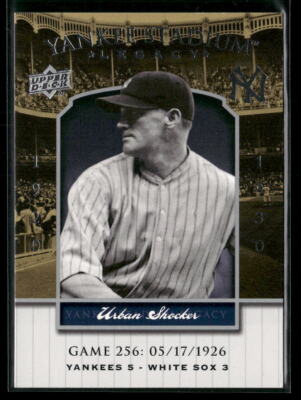 2008 Upper Deck Yankee Stadium Legacy #256 Urban Shocker | eBay
