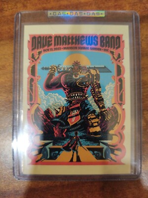 Dave Matthews Band DMB trading Card 11/17/23 🌜🌜MSG NYC | eBay