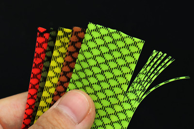 5pcs Silicone Skirts Grizzly Barred Round Rubber Legs Strands Fly Tying ...