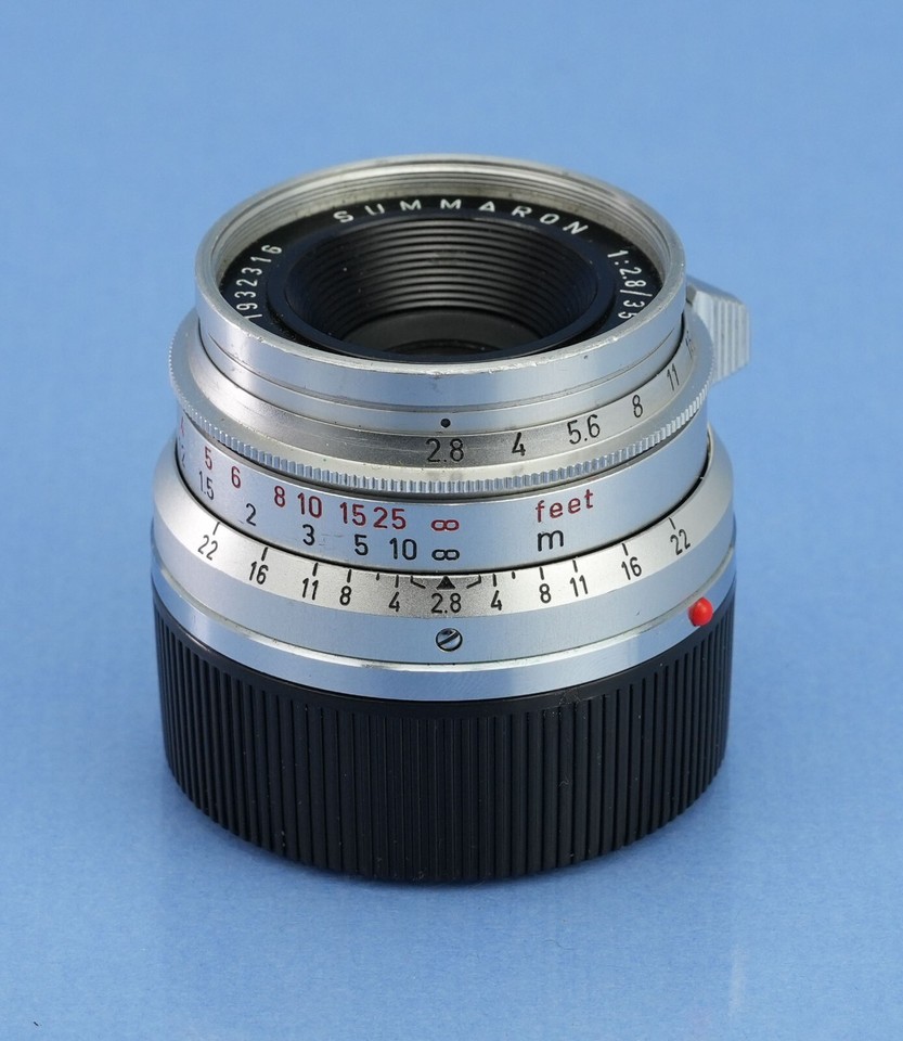 LEICA LEITZ 35MM SUMMARON F2.8 11306 M M2 M4 1ST VERSION 6 ELEMENT LENS ...