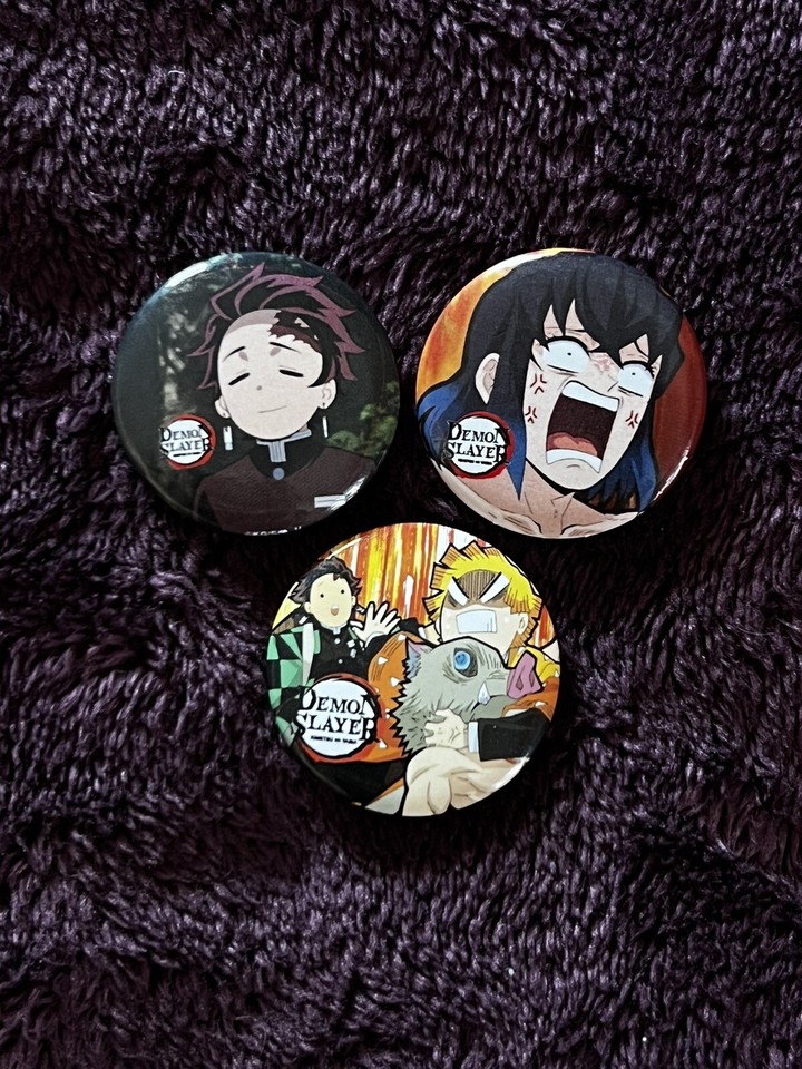 Demon Slayer Tanjiro Zenitsu Muichiro Pins Hot Topic | eBay