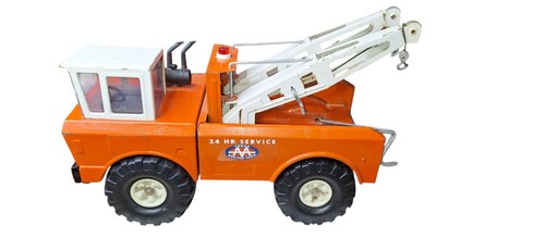 1970s VTG Tonka Mighty AA Tow Truck Wrecker Orange EXCELLENT ORIGINAL ...