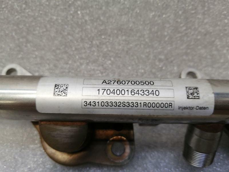 MERCEDES W205 C43 AMG Fuel Rail A2760700500 Einspritzleiste Rohr ...