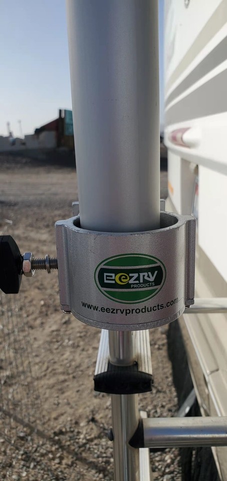 EEZ RV Ladder Bracket, 10ft Pole and Starlink Gen 3 Kit fit 1.0'' or 1. ...