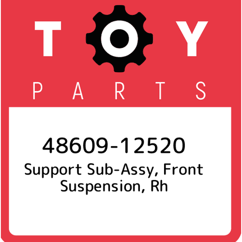 48609-12520 Toyota Support sub-assy, front suspension, rh 4860912520 ...