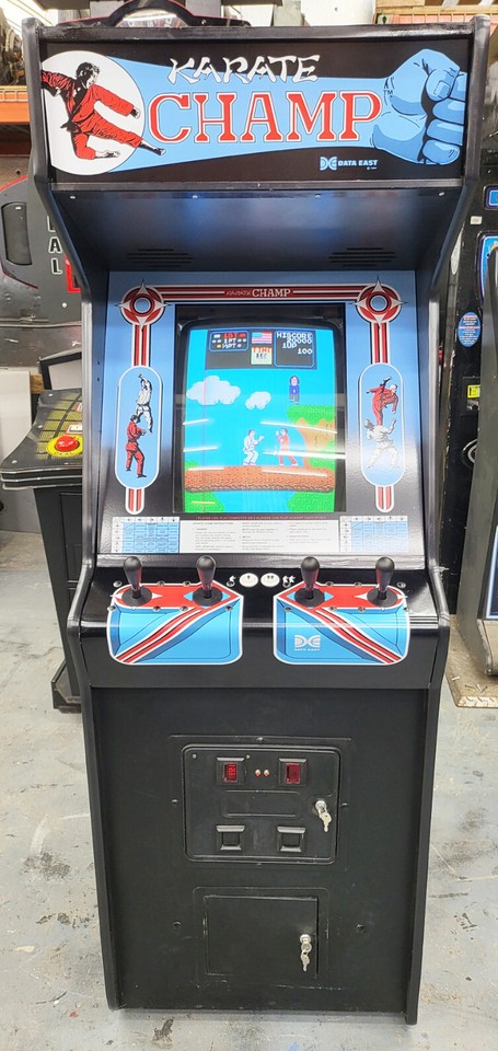 KARATE CHAMP Full Size Sports 1-2 Player Arcade Video Game 19" CRT ...