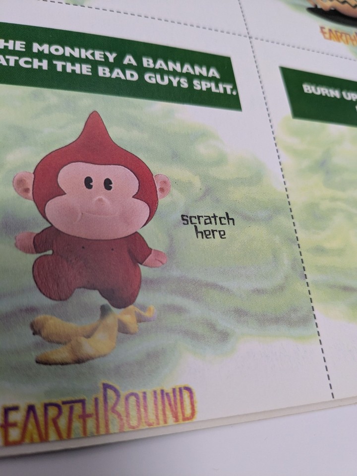 EarthBound Strategy Guide With Scratch And Sniff Stickers Original ...