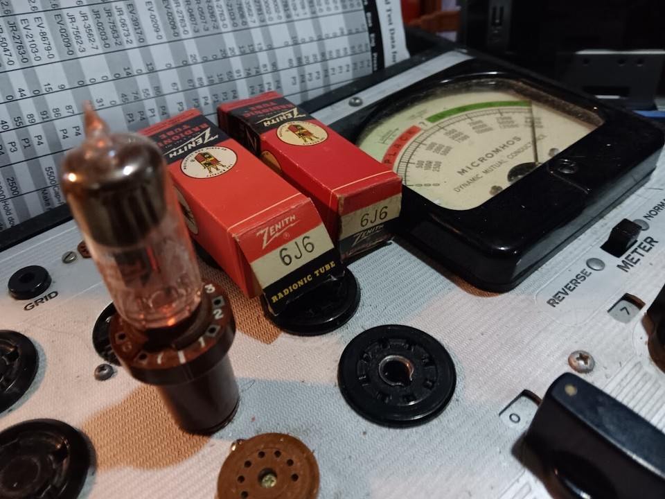 Vintage Zenith 6J6A 6J6 Vacuum Tube NIB NOS *TESTED* | eBay