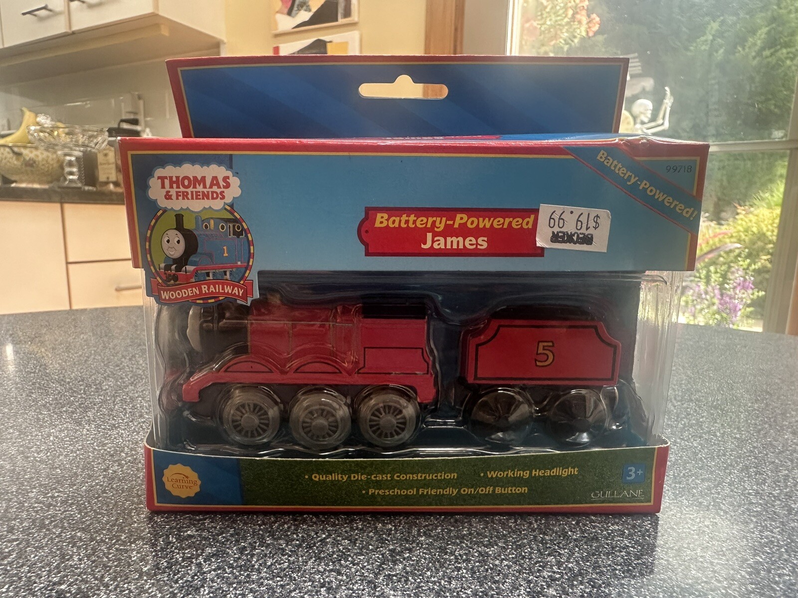 Thomas & Friends Wooden Railway BATTERY POWERED JAMES 2002 NEW IN BOX ...
