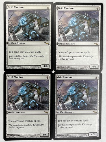 MTG 4X Grid Monitor X4 Mirrodin Magic - LP/MP | eBay