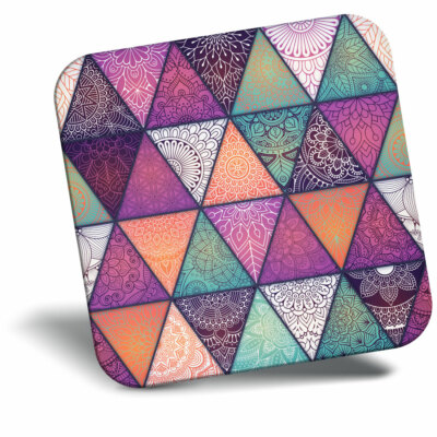 Awesome Fridge Magnet - Pretty Triangle Ethnic Mandala Cool Gift #2838 ...
