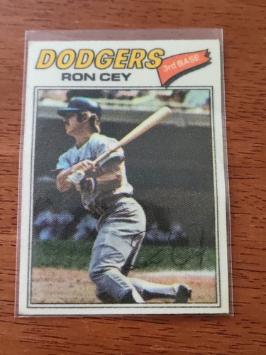 1977 Topps Cloth Stickers Ron Cey #14 - Los Angeles Dodgers | eBay