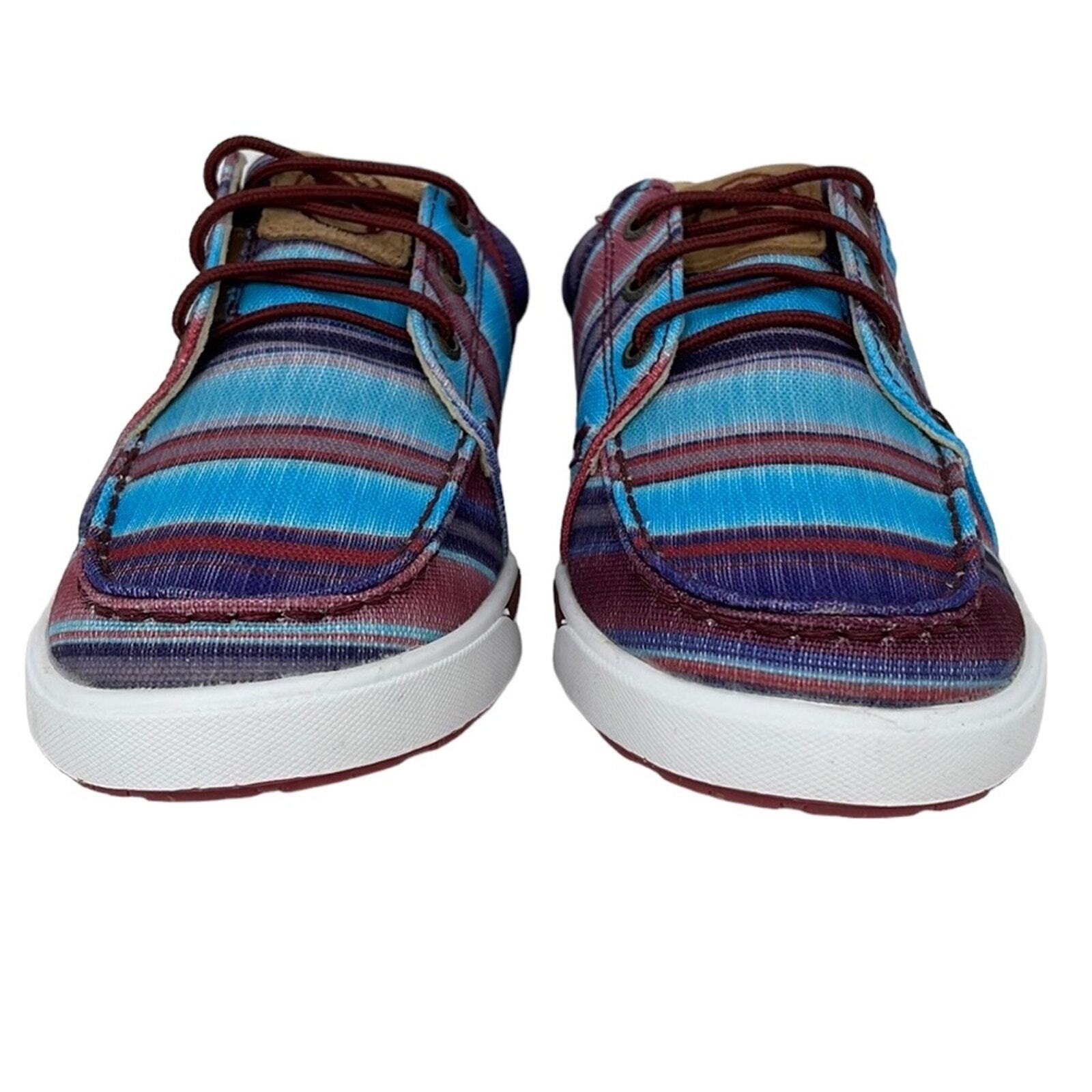 Twisted X NWT Women’s 7 Shoes Sneakers Hooey Loper Blue Red Multi ...