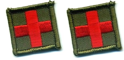TCCC DUSTOFF MEDEVAC COMBAT RESCUE PEDRO PJ burdock INSIGNIA: OD RED ...