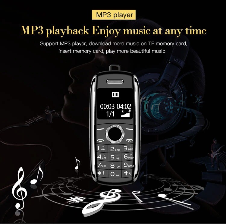 0.66 in Mini Small Mobile Phone X8 2G GSM Telefone Dual SIM MP3 Pocket ...