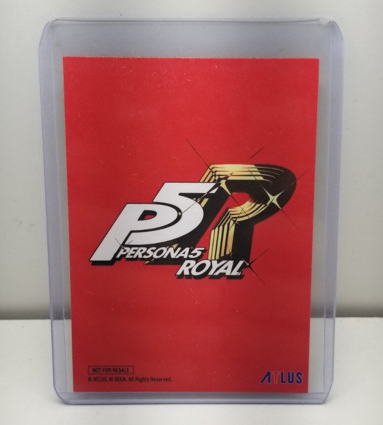 Persona 5 Royal P5R Gold Foil Joker Card - RARE Preorder Bonus *FREE ...