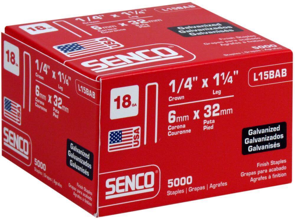 SENCO L15BAB 1.25 inch Staple - Silver (5000 Piece) for sale online | eBay